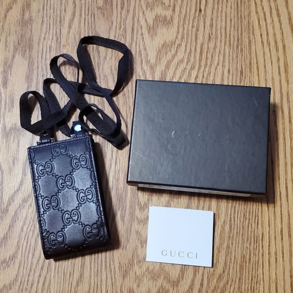 Gucci | Accessories | New Gucci Monogram Leather Micro Mini Bag ...